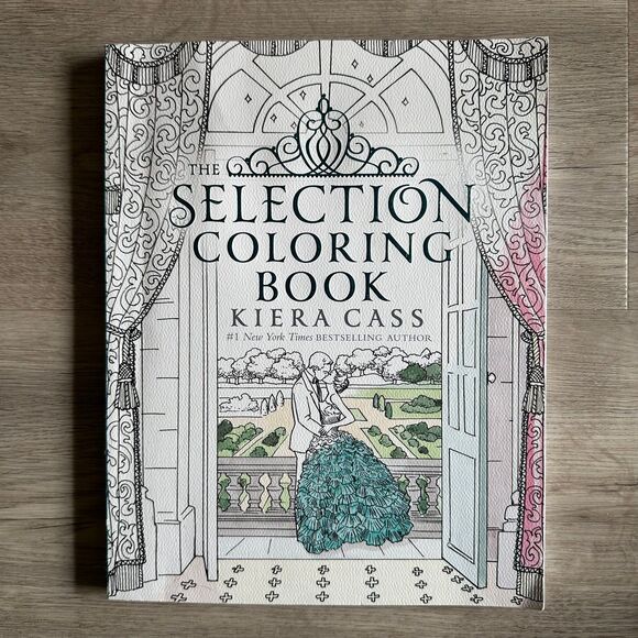 Office | The Selection Coloring Book Kiera Cass Book Series Rare | Poshmark